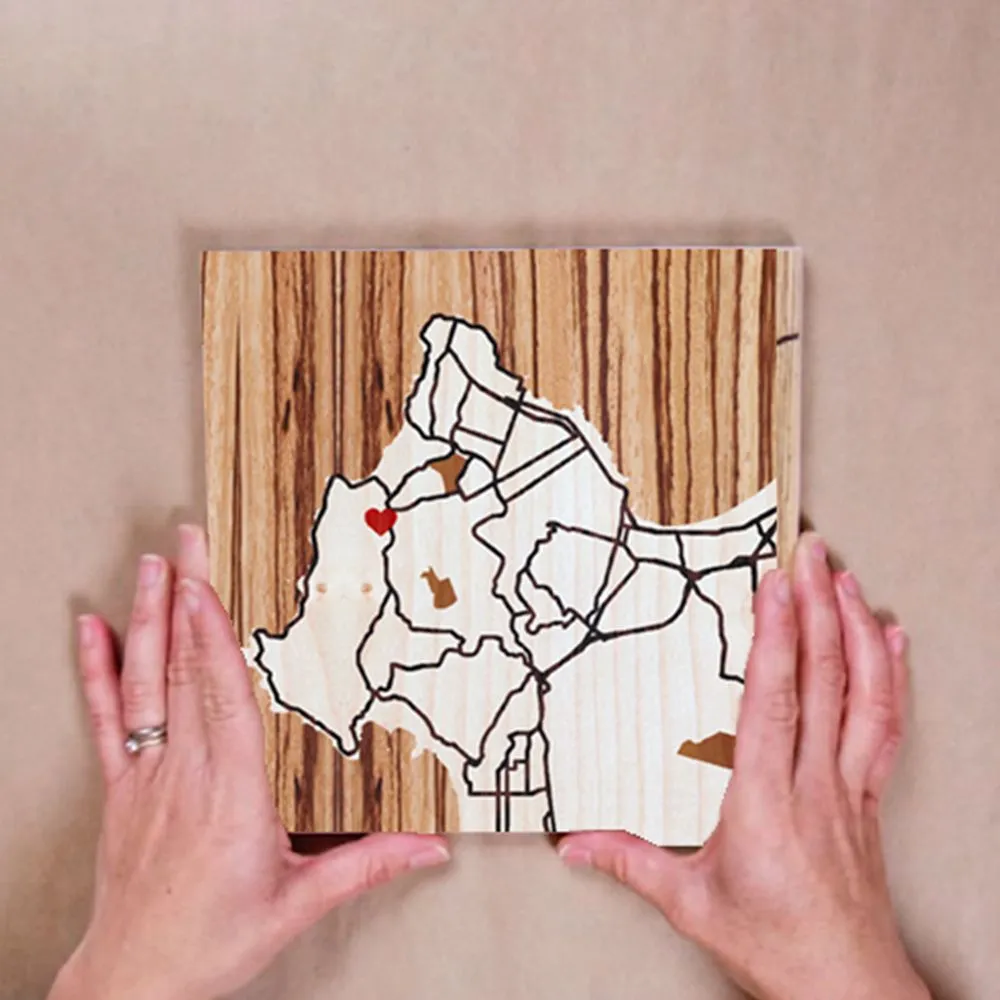 Woodcut Maps - Team Building | teambuilding.com