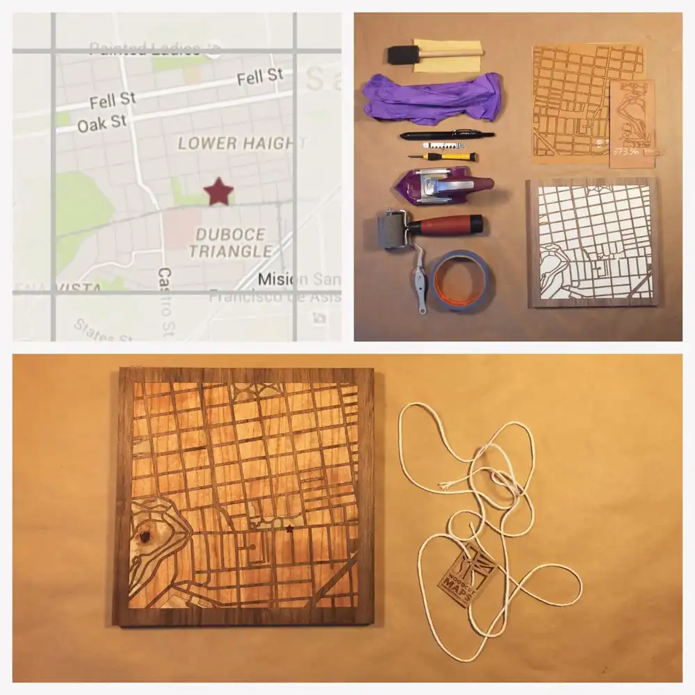 Woodcut Maps - Team Building | teambuilding.com